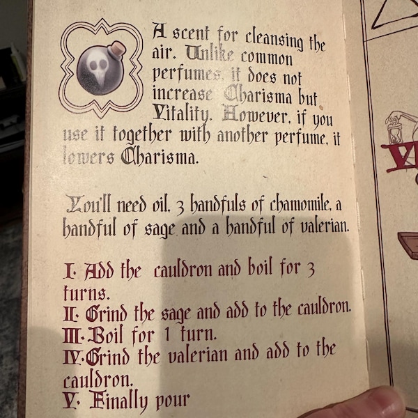 Kingdom Come Deliverance Potion Book Henry Alchemy Recipes KCD2 Journal ...