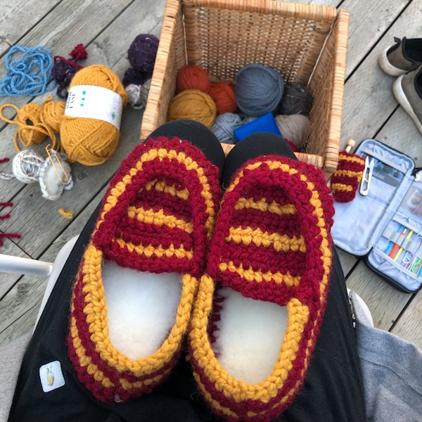 DIY Suede Slipper Soles With Sheep Shearling: Precut for Crochet/knit ...