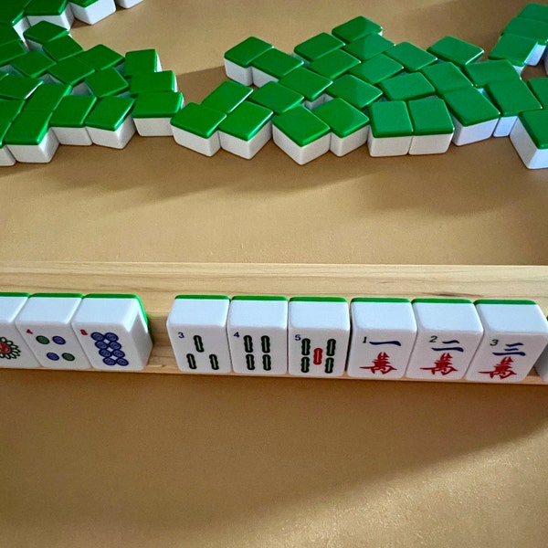Mah Jongg Tile Racks With Magnetic Pushers - Etsy