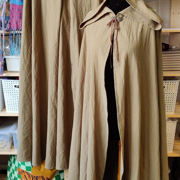 Mystical Hooded Cape With Shoulder Seam INGA - PDF Sewing Pattern ...