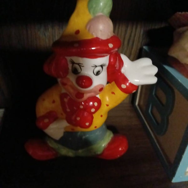 Vintage Clown Doll, Porcelain Collectible Dolls Keepsakes Gifts Clown ...