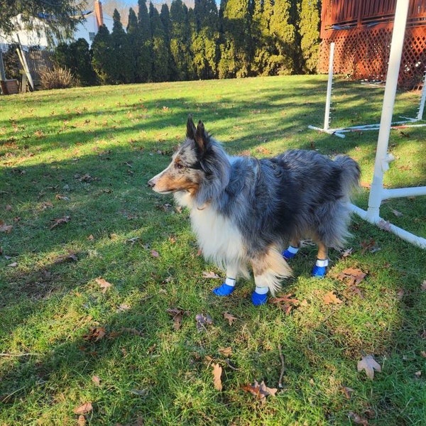 Finish Top Dog Booties set of 4 Sled Dog Snow Boots Iditarod Boots Pet ...