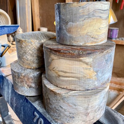 Live Natural Edge Spalted Sweet Gum Wood Bowl Turning - Etsy