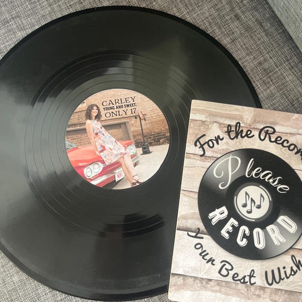 Wedding Guest Book Alternative Wedding Guest Book Idea, Custom Record ...