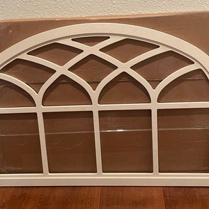 Large Arched Window Frame 16x50 Wood Frame Heirloom Custom Piece ...