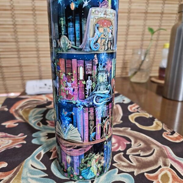 Fantasy Storybook Library Stainless Steel Tumbler 20 Oz. - Etsy
