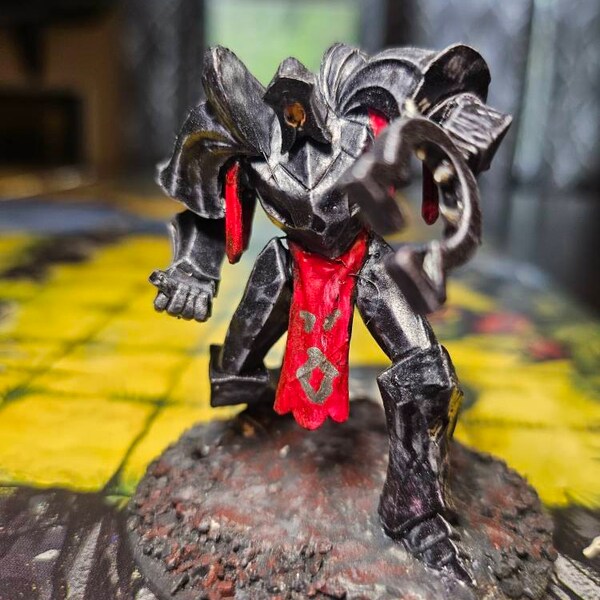 Custom Painted Clay Golem Miniature - Etsy