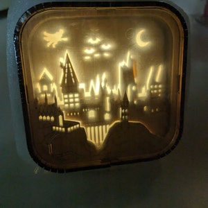 Music Box 3D Light Led Theme Music Wooden Engraved Handmade Custom ...