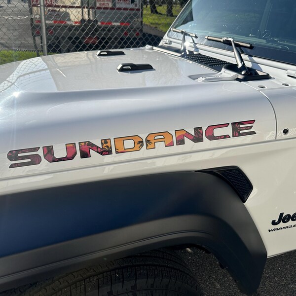 JEEP Wrangler Willys Rubicon 4xe Sahara Overland Fender Emblem Vinyl ...