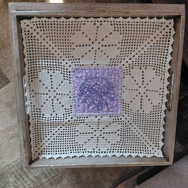 Cathedral Window Table Runner or Wall-hanging 44x16 Inches - Etsy