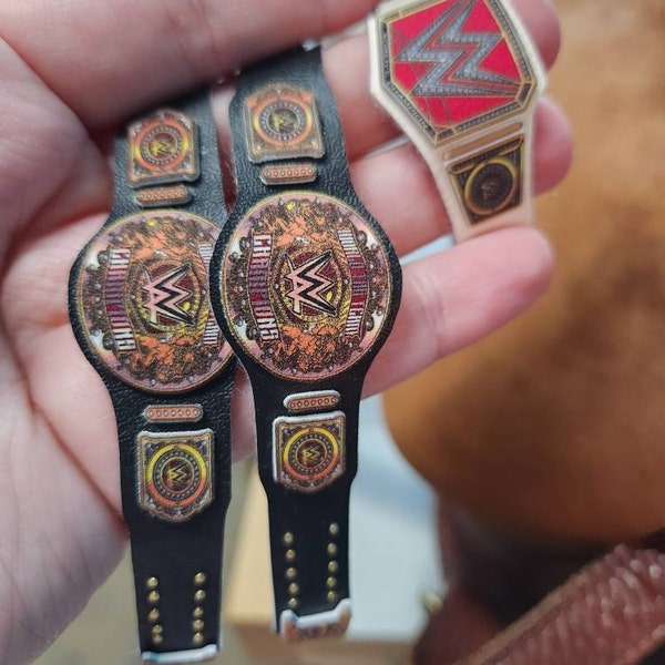 Custom 2024 ROH 6-man Tag Team Championship Belts for Wrestling Action ...