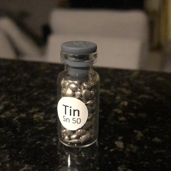 Tin Metal Shot 99.995% Pure Element 50 Sn Chemistry Sample - Etsy