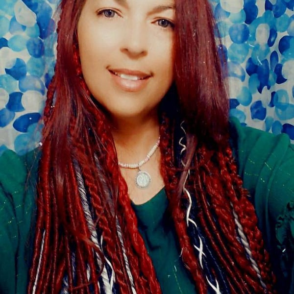 Autumn Blends Viking Dread Set (full Set = 50 Double Ended Dreadlocks ...