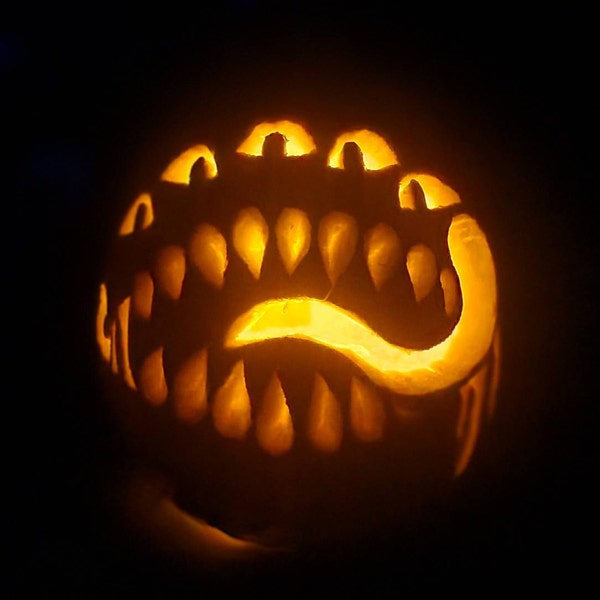 Dnd Pumpkin Carving Stencils, Printable PDF, Halloween Pumpkin Carving ...