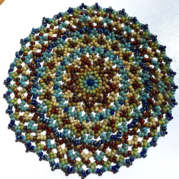 Beading Patterns for Decorative Box, Peyote Bead Pattern Small Box ...