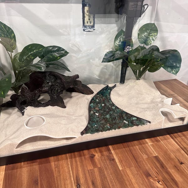GRAVEL DIVIDER - Seescape™ Path - Fish Tank Decor for Aquariums ...