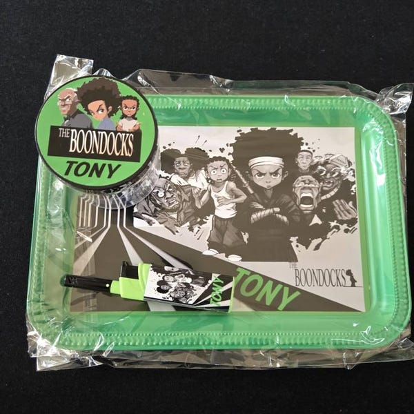 Boondocks Smoke Tray Set- Rolling Tray - Etsy
