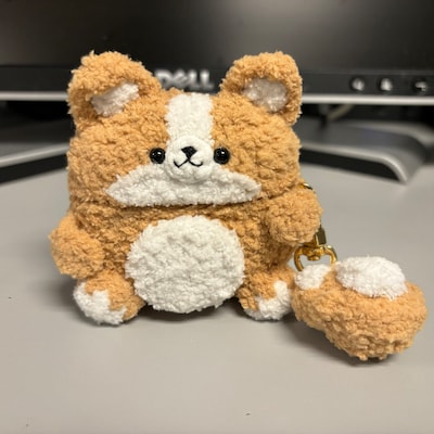 Fluffy Cute Dog Airpods Case Puppy AirPod 2 3 Skin Cover Air Pods Pro ...