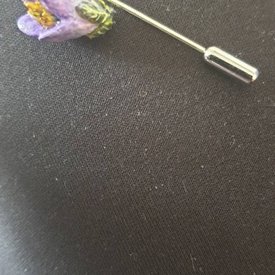Tiny White DAISY TIE PIN Daisy Tie Tack Marguerite Daisy Tie Pin White ...