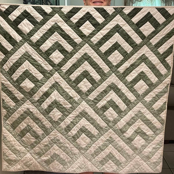 Sage Green Bundle of Hand Dyed Quilting Cotton, 7 Step Gradient ...
