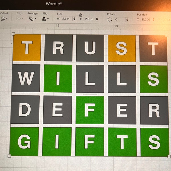 Wordle SVG, Make Your Own Wordle Grid, Create Any Message, Perfect ...