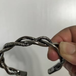 Silver Adjustable Hug Hands Bangle, Open Unique Bracelet, Mothers Day ...