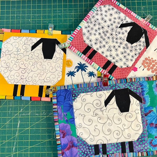 Diamond Quilt Border FPP Foundation Paper Piecing Quilt Block Pattern ...