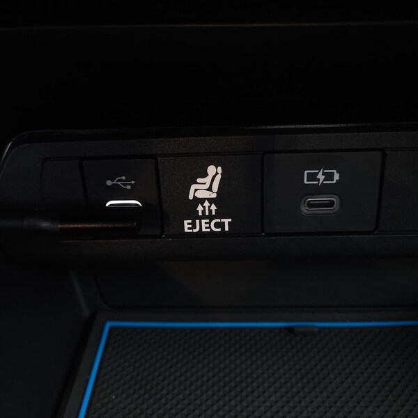Eject Button Decal, Car Decal, Eject Passenger Button, Blank Button ...