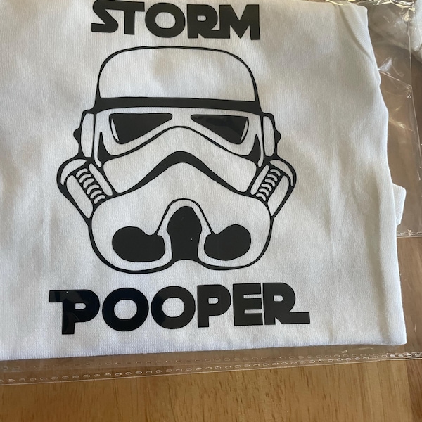 Storm Pooper, Dark Side Baby Bodysuit, Funny Baby, Cute Baby, Baby ...