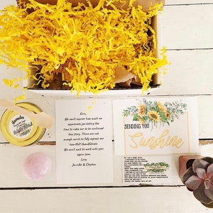 Box of Sunshine, Thank You, Thinking of You, Encouragement Gift, Cheer ...