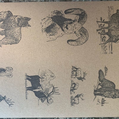 Cave Art Rubber Stamps Petroglyph Rubber Stamps 5 Petroglyph Stamp Rock ...