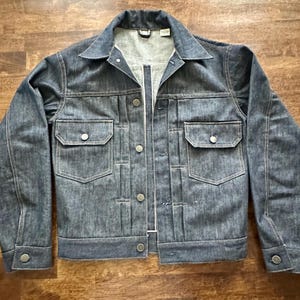 1950's Style Type Two Denim Jacket 507xx Sewing Pattern - Etsy