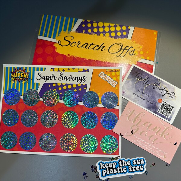 New Mystery Scratch Offs 5x7 updated Amounts - Etsy