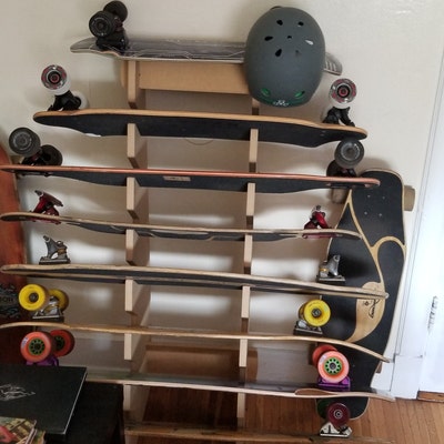 Pro Skateboard Longboard Snowboard Floor Display Rack - Etsy