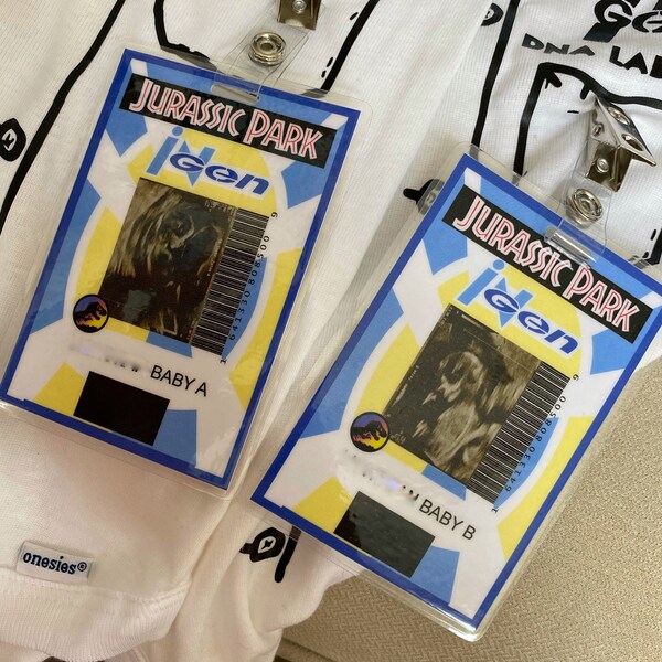 Jurassic Park Ingen Character/custom Photo ID Badge - Etsy