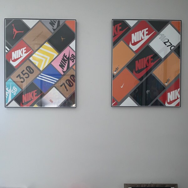 Sneaker Box Wall Art Poster - Etsy