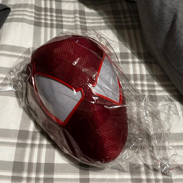 Black Spiderman Mask,tobey Maguire Spiderman Mask With Faceshell Lenses ...