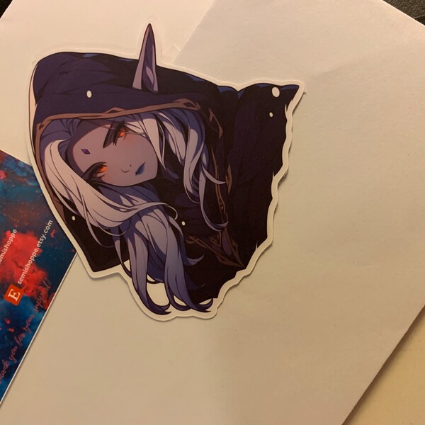 Mysterious Dark Elves Vinyl Sticker Pack | Water Resistant, Tear ...