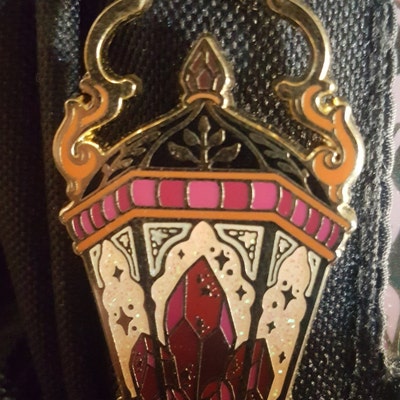 CRYSTAL LANTERN. Hard Enamel Pin. Witchy Pin. Autumn Enamel Pin. Pin ...