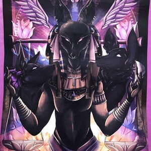 Anubis, Wall Art Print, Egyptian, Wall Hanging, Decoration, Art ...