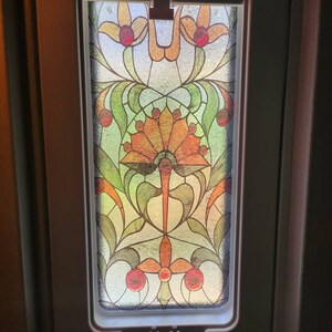 Custom Size Window Film Stained Glass Decorative Window Sticker Privacy ...