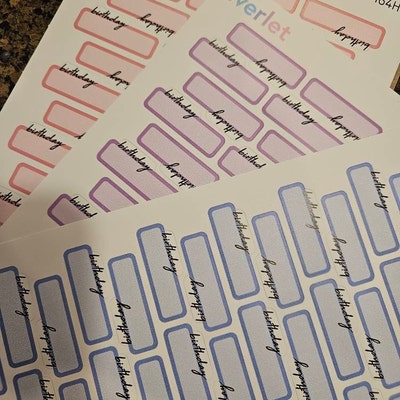 Watercolor Days of the Week Planner Stickers, Highlighting Transparent ...