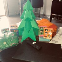 DIY Treehouse Model, 3D Papercraft PDF Pattern / Simple Origami Lowpoly ...