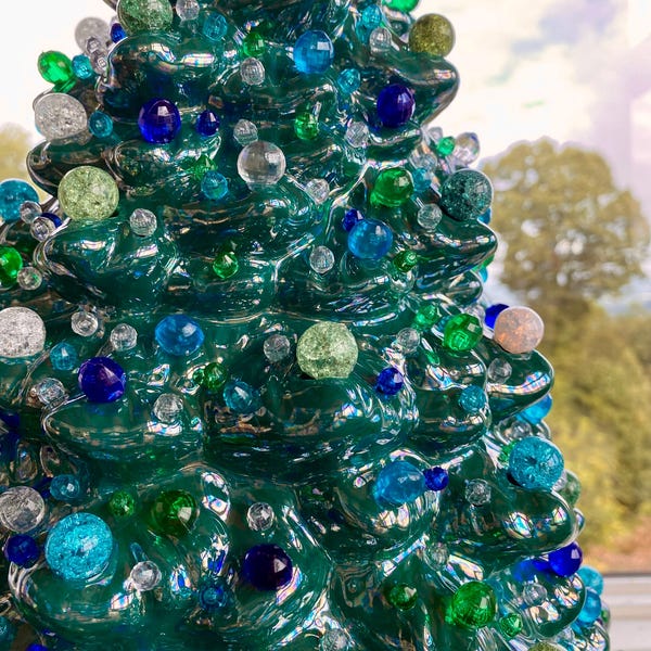 Holland 953 "confetti" Tree With Cracked Marbles and Mother of Pearl - Etsy