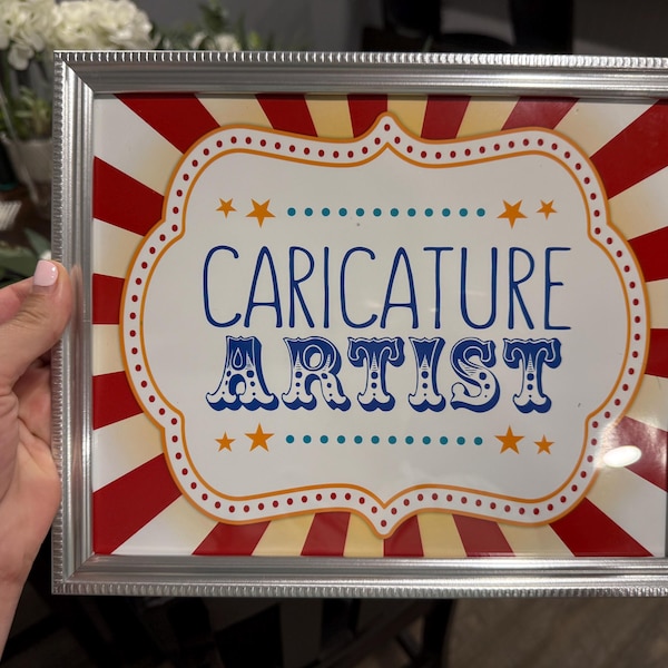 Carnival Prize Table Sign, Carnival Party Prizes Sign, Circus, Birthday ...