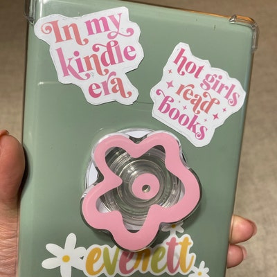 Just One More Chapter Sticker, Cute Kindle Reading Stickers, Girly ...