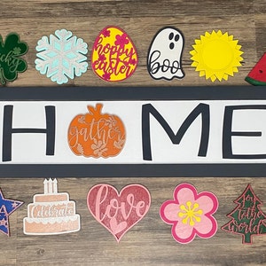 Interchangeable HOME Sign Glowforge Sized File SVG, Home Sweet Home - Etsy