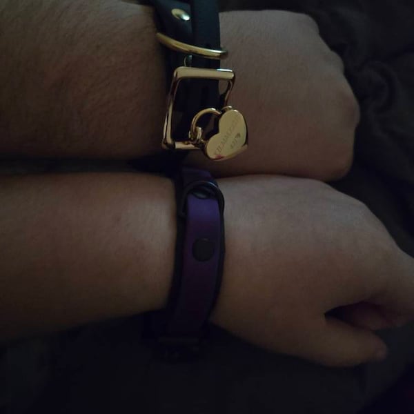 One Pair Buckling Biothane Cuffs 3 Sizes Many Colors Customizable vegan ...