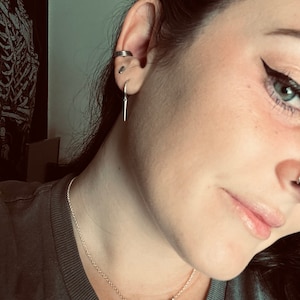 ASTM F136 Titanium Triple Stacked Conch Hoop, 16 Guage, Gold Conch Hoop ...