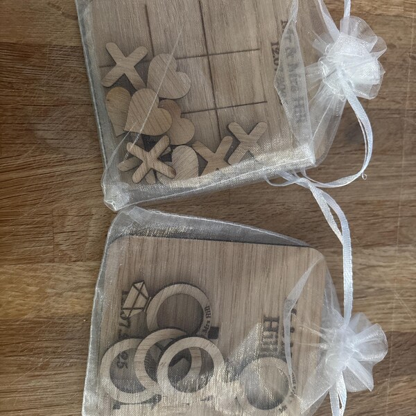 Personalised Table Top Wedding Games | Wedding Favours | Wedding ...